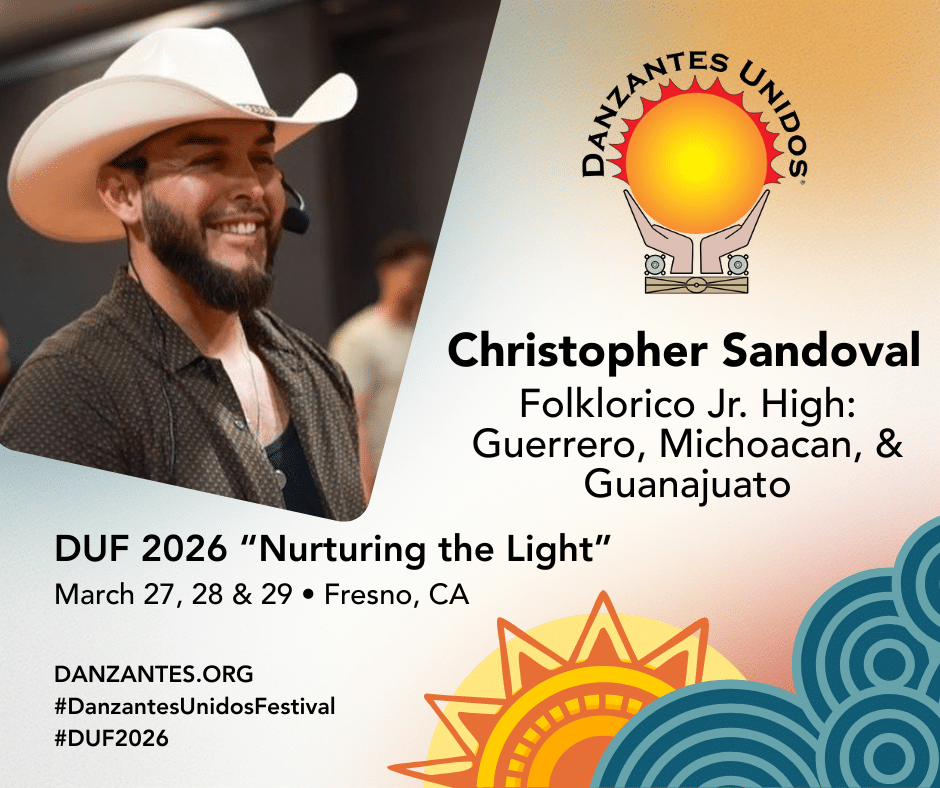 Folklorico Red Carpet - Christopher Sandoval - Danzantes Unidos®